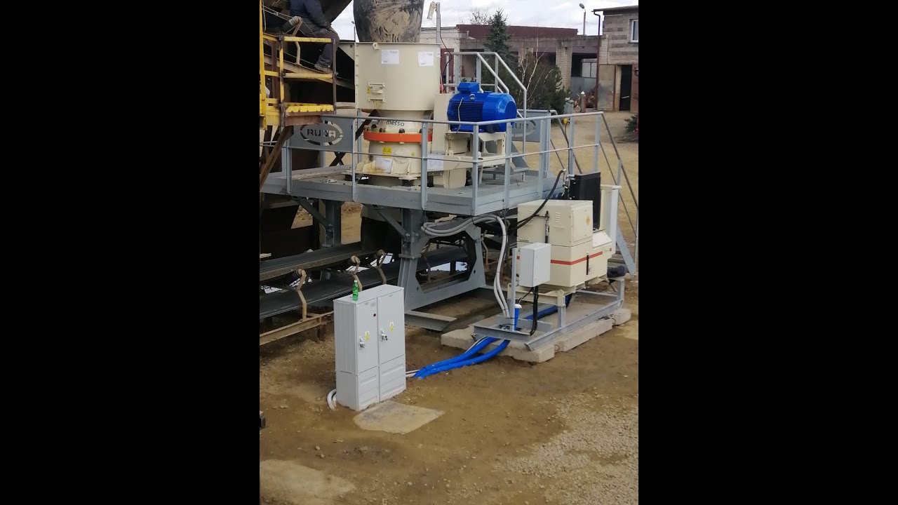 Metso nordberg GP100 cone crusher - YouTube