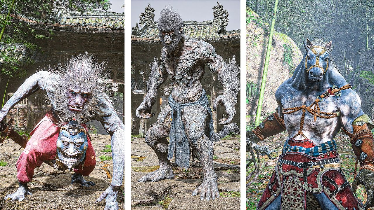 Black Myth Wukong - All Transformations Gameplay - YouTube