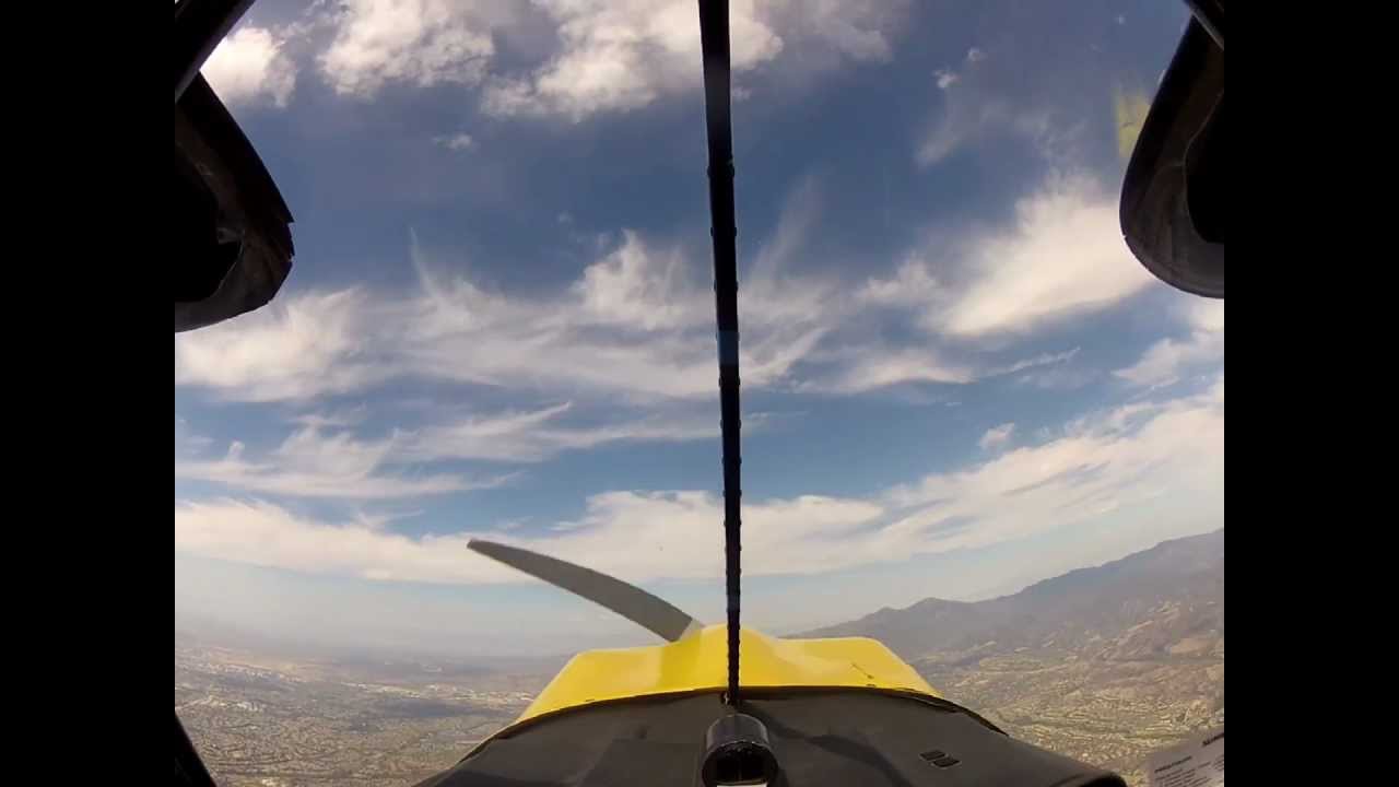 Stall and spin entry in Decathlon over California - YouTube