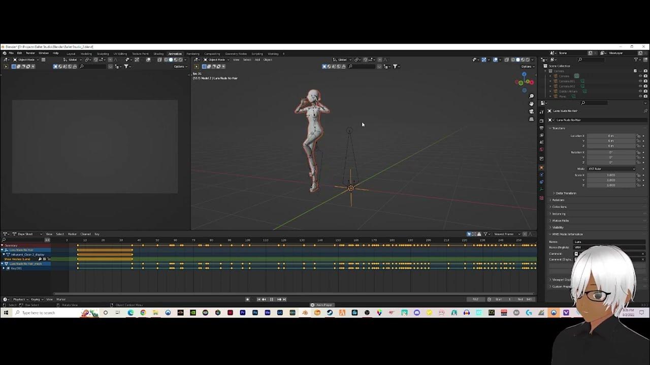 VRoid to MMD to Blender to Marvelous Designer full workflow tutorial - YouTube