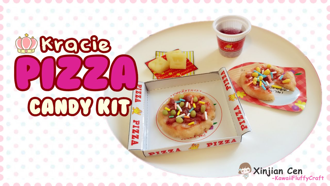 🍕 Kracie Pizza DIY Candy Kit - Happy Kitchen Poppin' Cookin' - YouTube