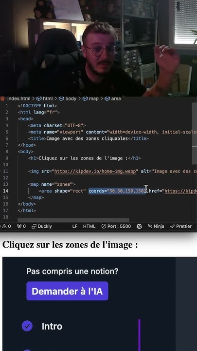 Un attribut pour rendre une zone d’une image cliquable #learncoding #apprendresurtiktok # ...