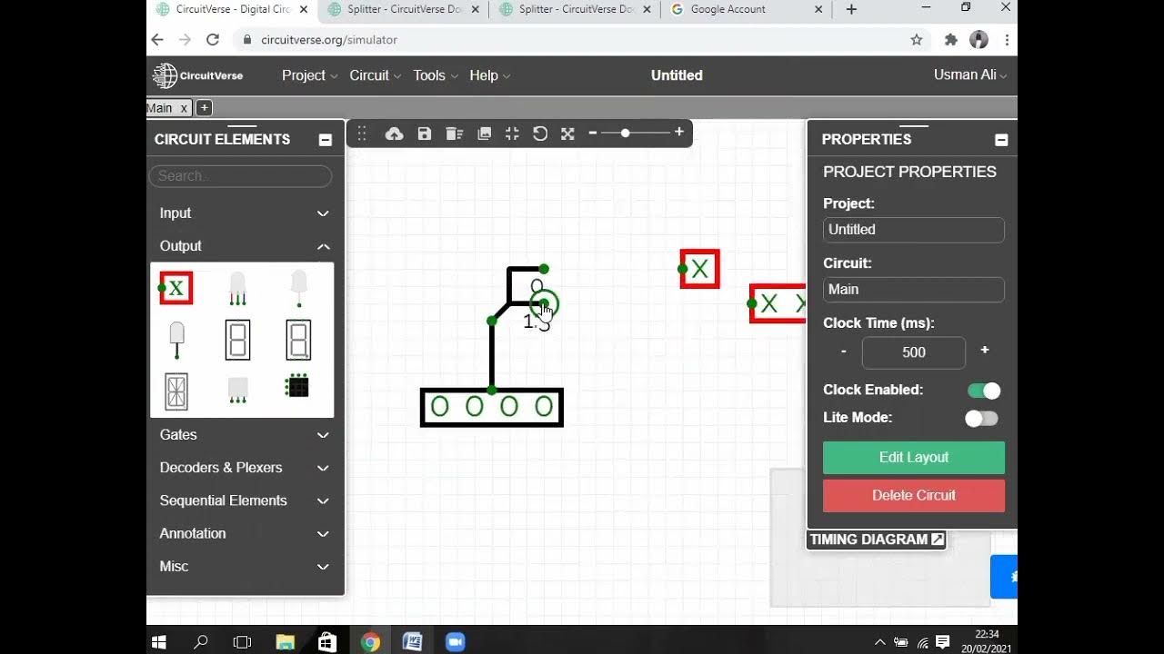 Understanding Splitters in CircuitVerse - Digital Logic Design Lecture ...