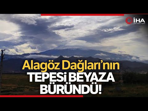 Iğdır'ın yüksek kesimlerinde kar