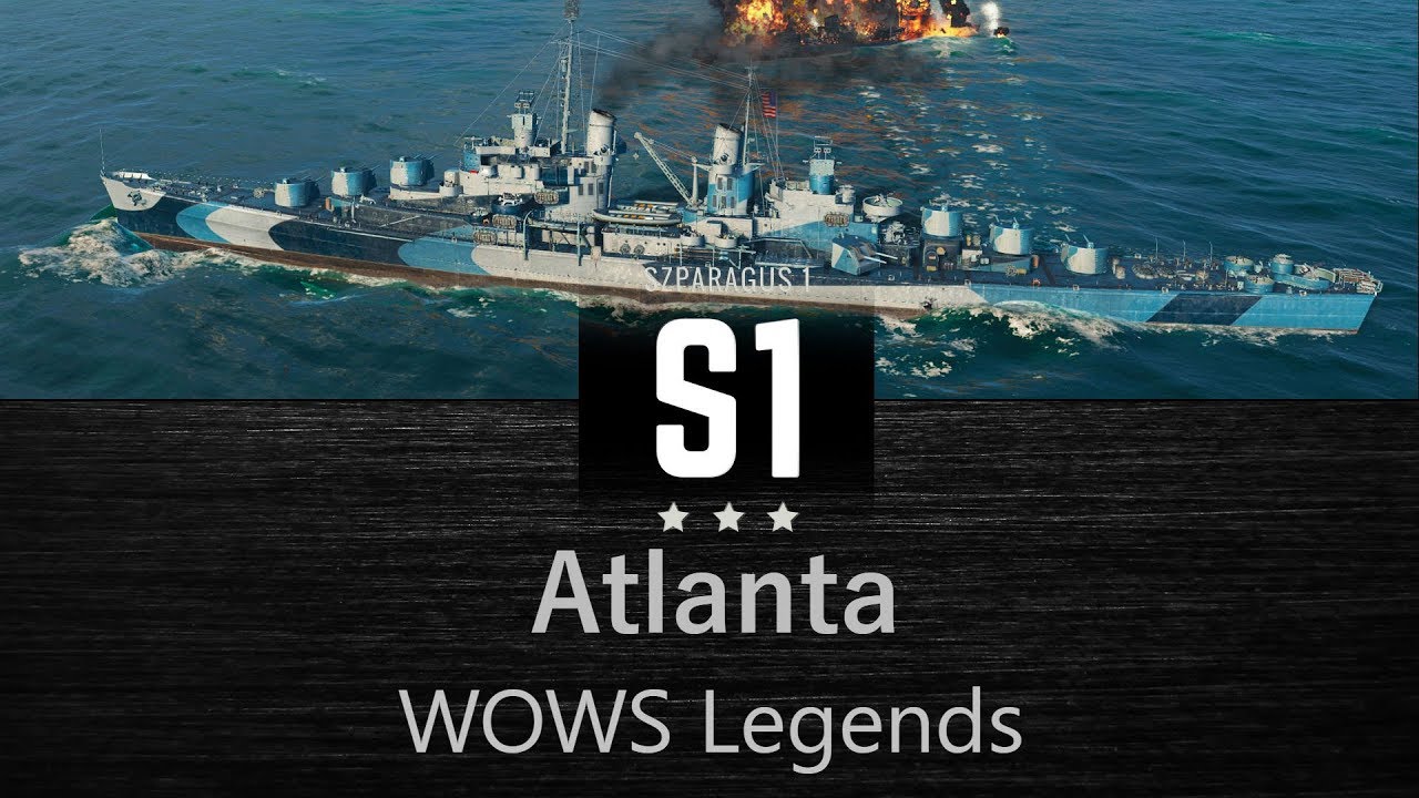 World of Warships Legends - Atlanta - YouTube