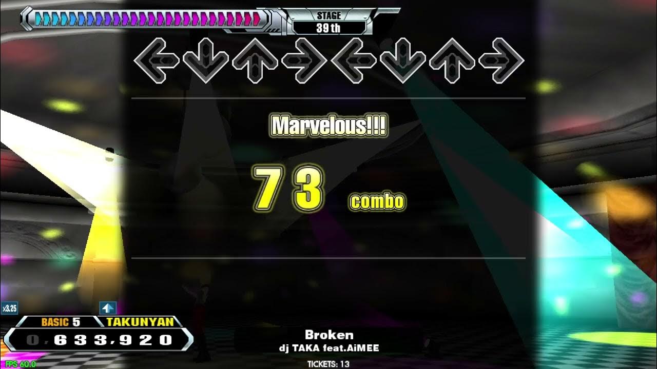 【DDR GRAND PRIX】Broken【DP BASIC】 - YouTube