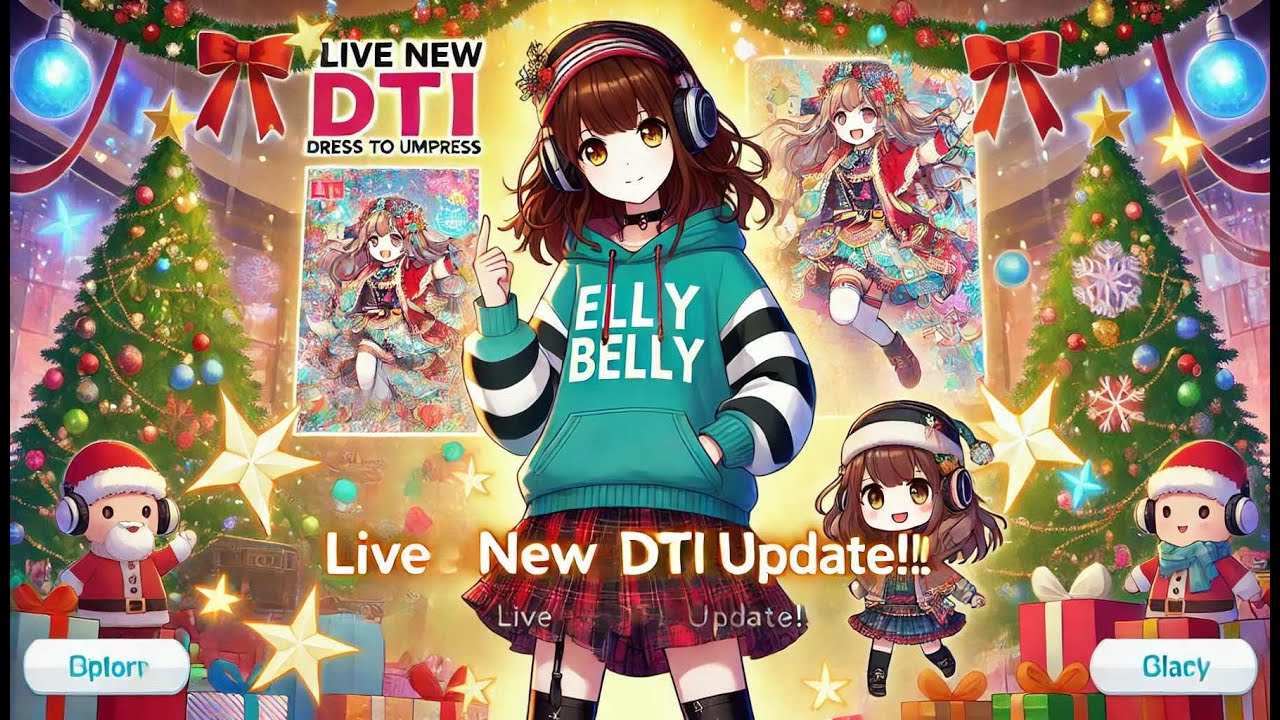Playing new dti Christmas update!! - YouTube