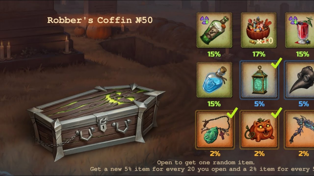 Day R - Robber's Coffin unboxing - Halloween event - YouTube
