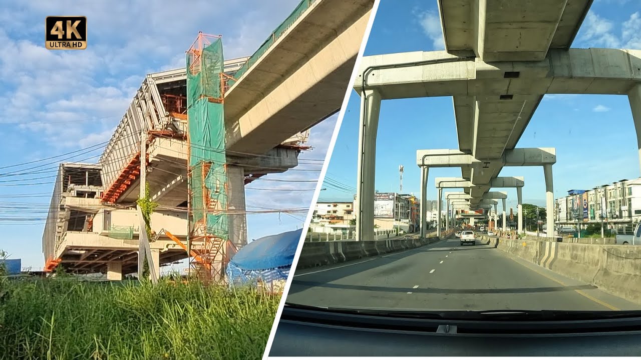 Bangkok Orange MRT Line Update Minburi Station 🇹🇭 Thailand 4K - YouTube