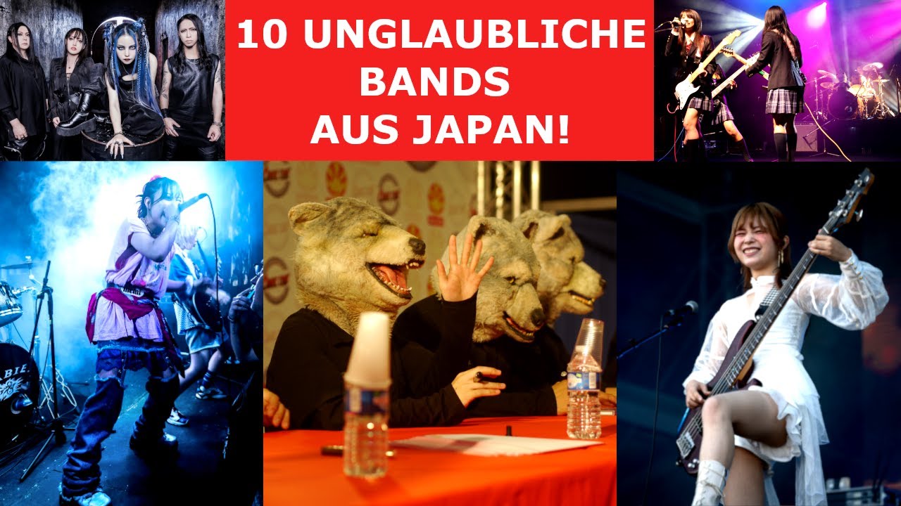 10 UNGLAUBLICHE BANDS AUS JAPAN! - YouTube