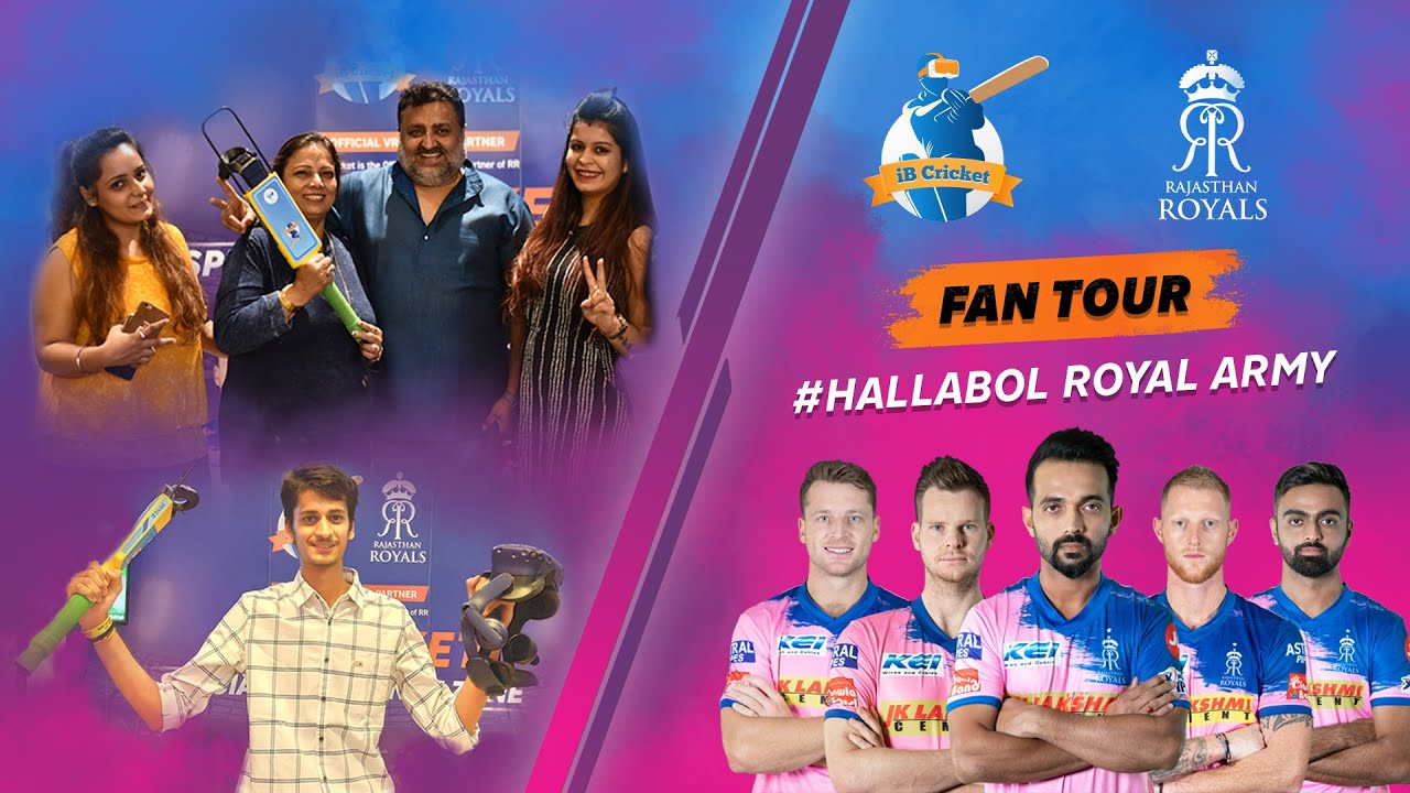 Fans playing with Rajasthan Royals stars | RR - iB Cricket Fan Tour ...