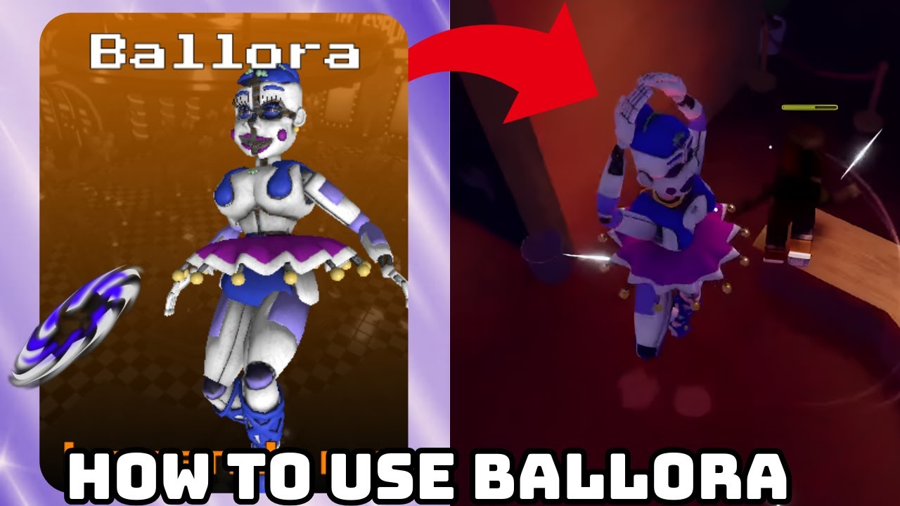 How To Use Ballora Easily In Five Nights Hunted... - YouTube