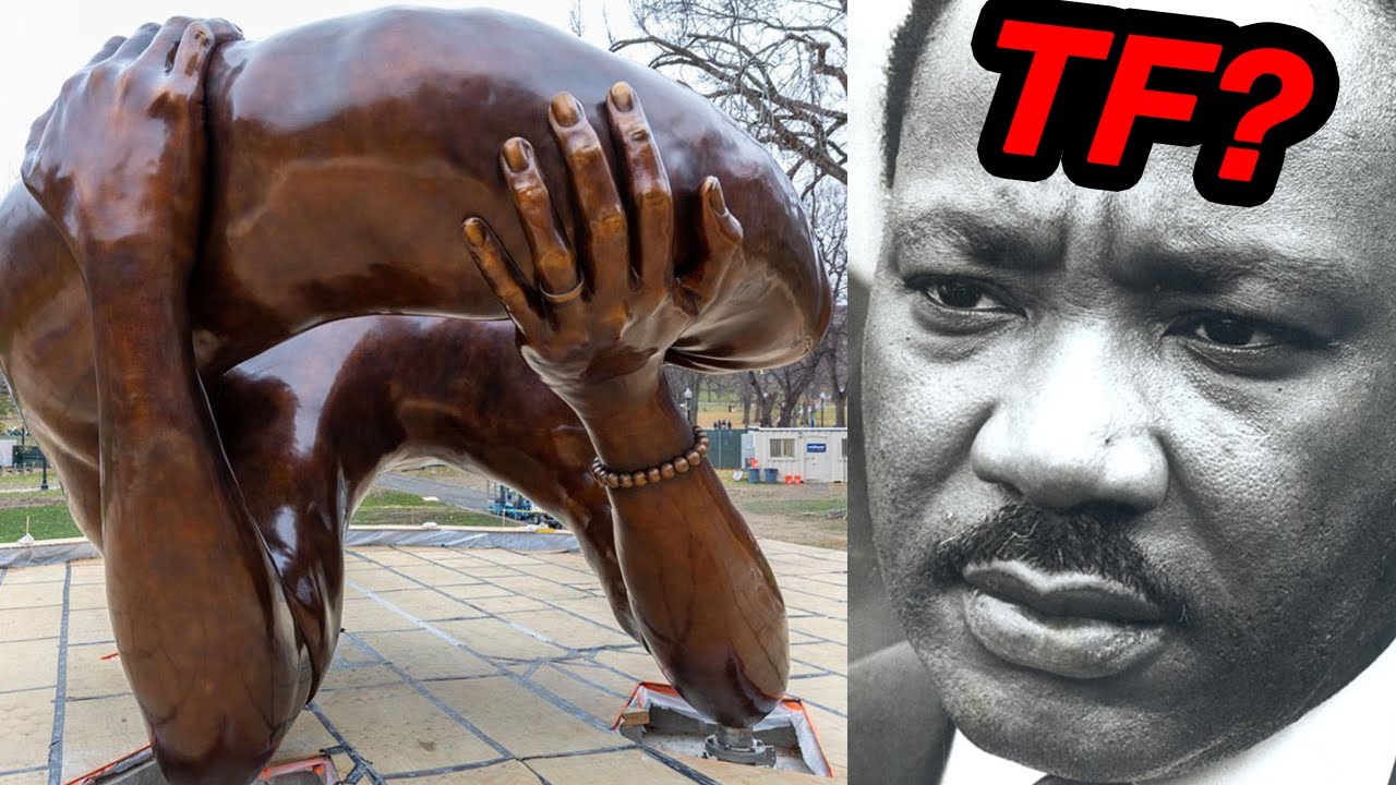 MLK Statue looks like a giant..🤔 - YouTube