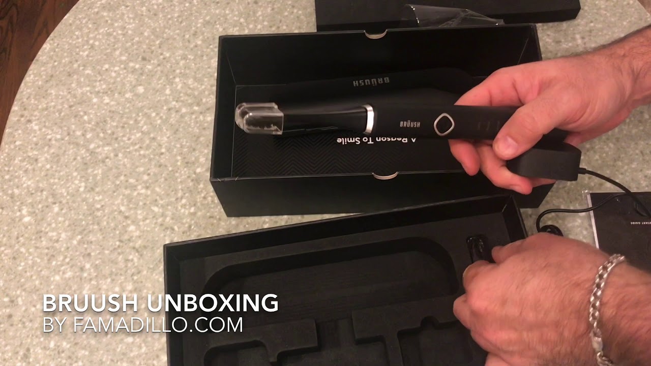 Bruush Electric Toothbrush Unboxing - YouTube