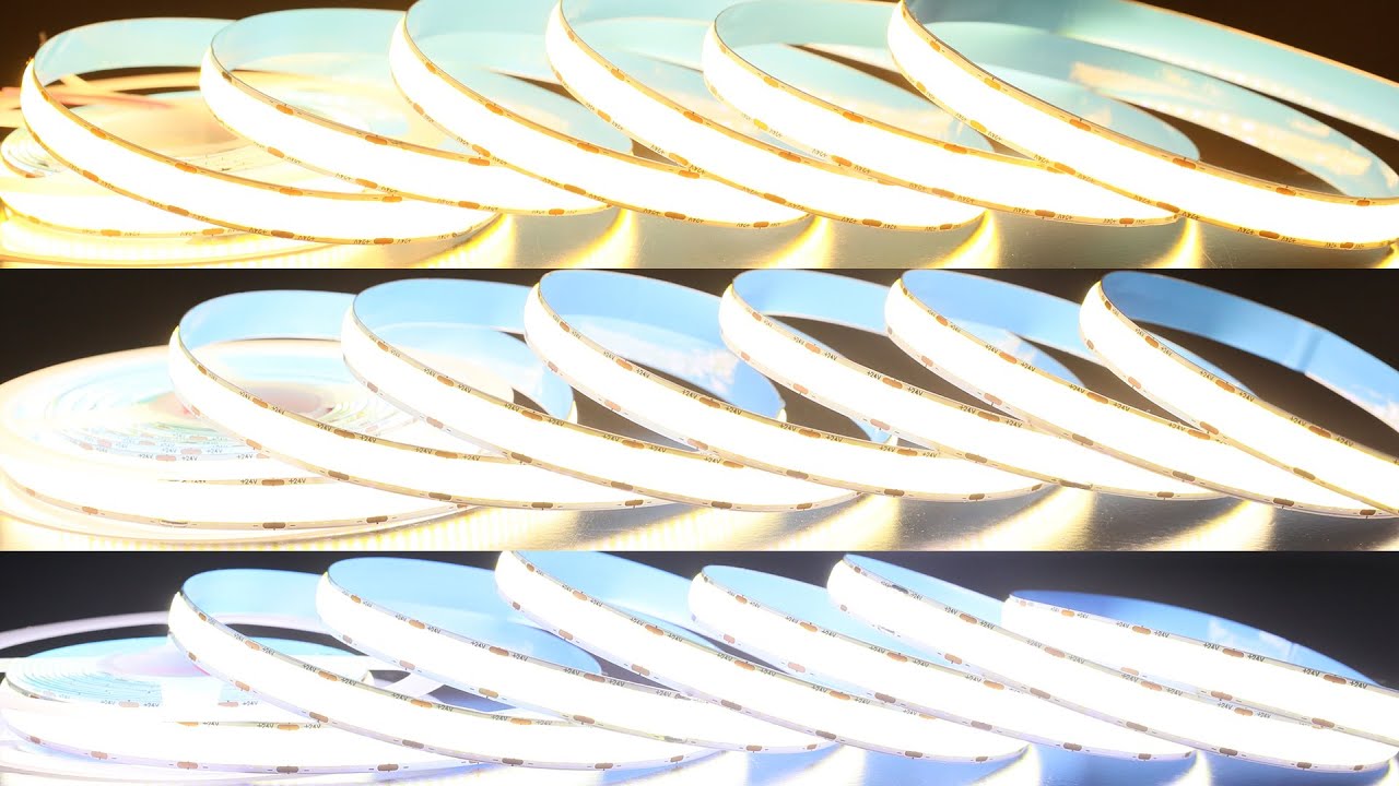 Dual Row COB LED Strip Light - A Brighter Lighting Choice - YouTube