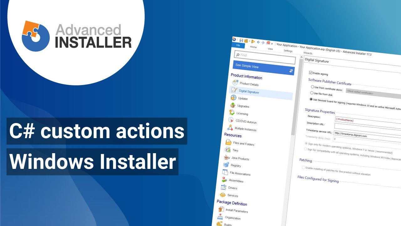 How to create C# custom actions - Windows Installer - YouTube