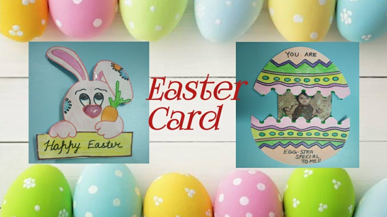 Easter egg card making|Easter Egg craft ideas|Easter craft for kids ...
