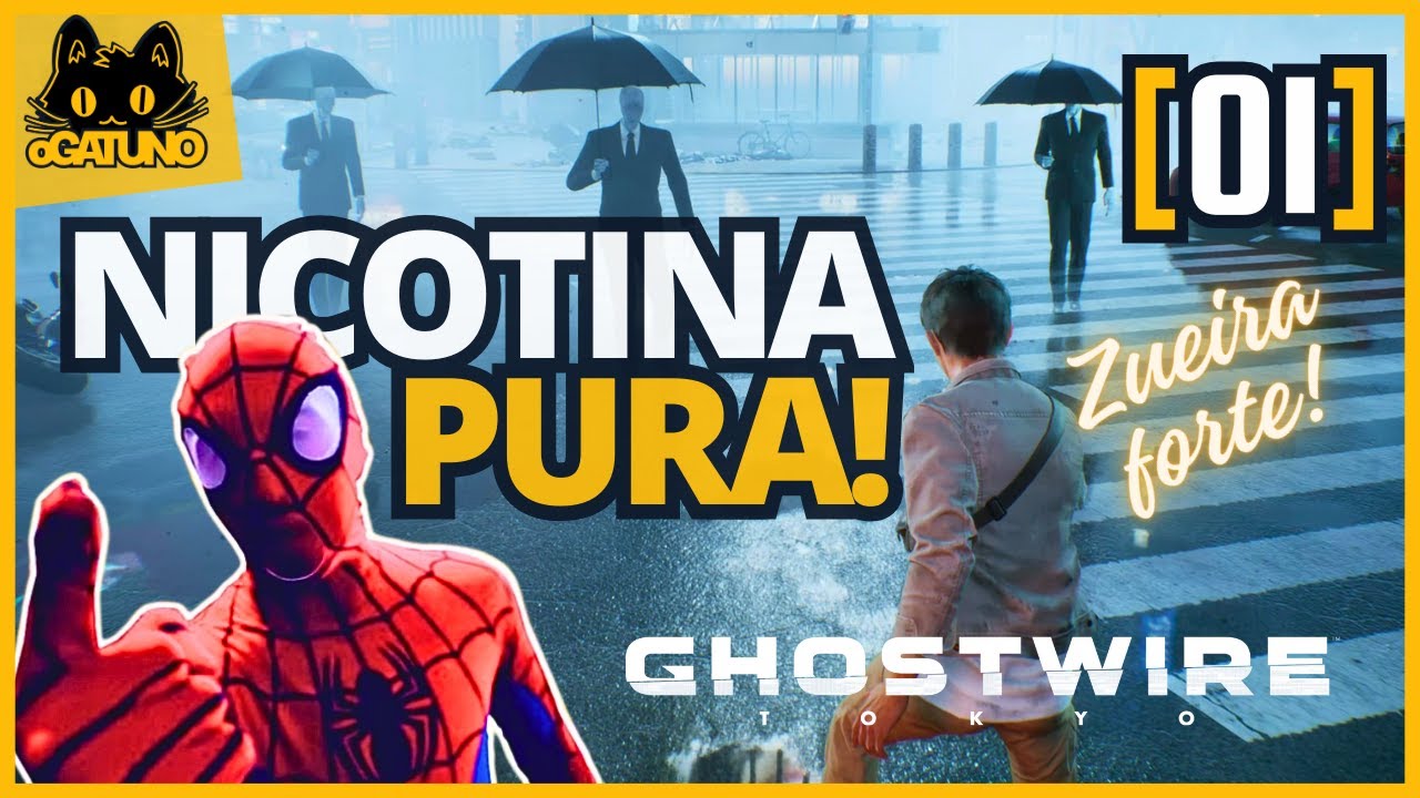 01. Me Encrenquei em Ghostwire: Tokyo, o Slender man não ta puro! - YouTube