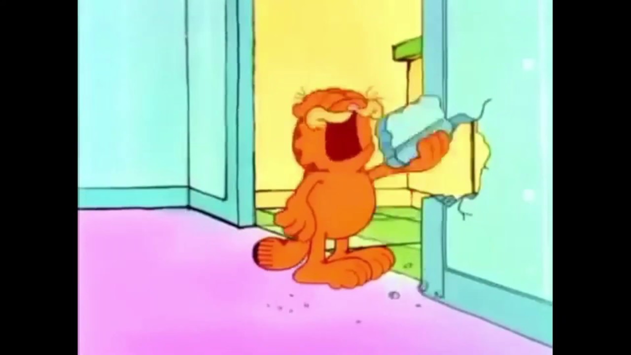 Garfield Incurs The Wrath Of Allah For Eating The Fucking Wall - YouTube