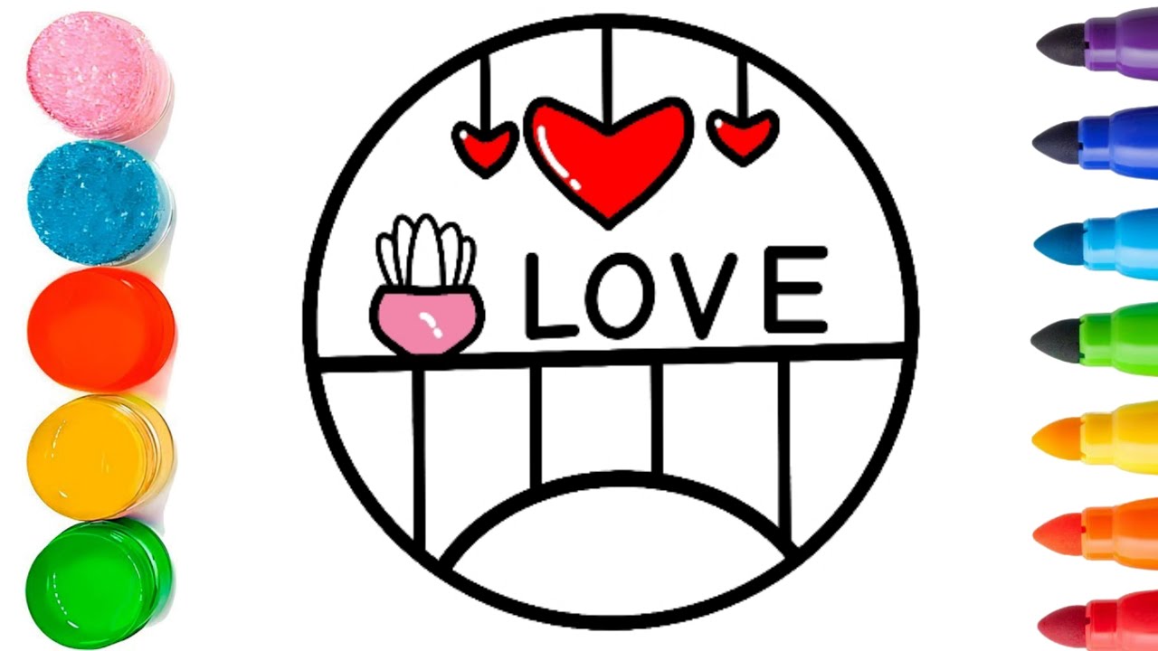 Circle Drawing | Cute drawing in circles ️🥰 Circle Drawing Happy New ...