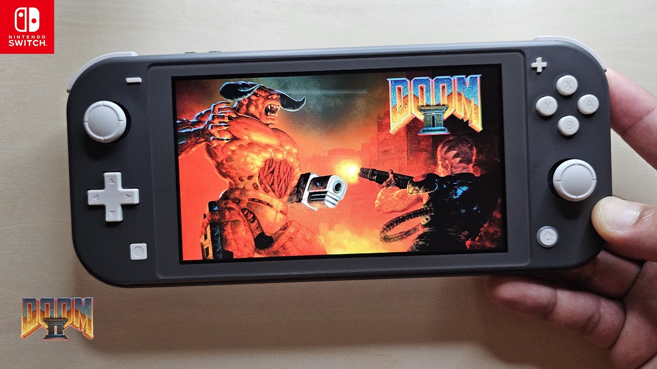 DOOM 2 Nintendo Switch Lite Gameplay - YouTube