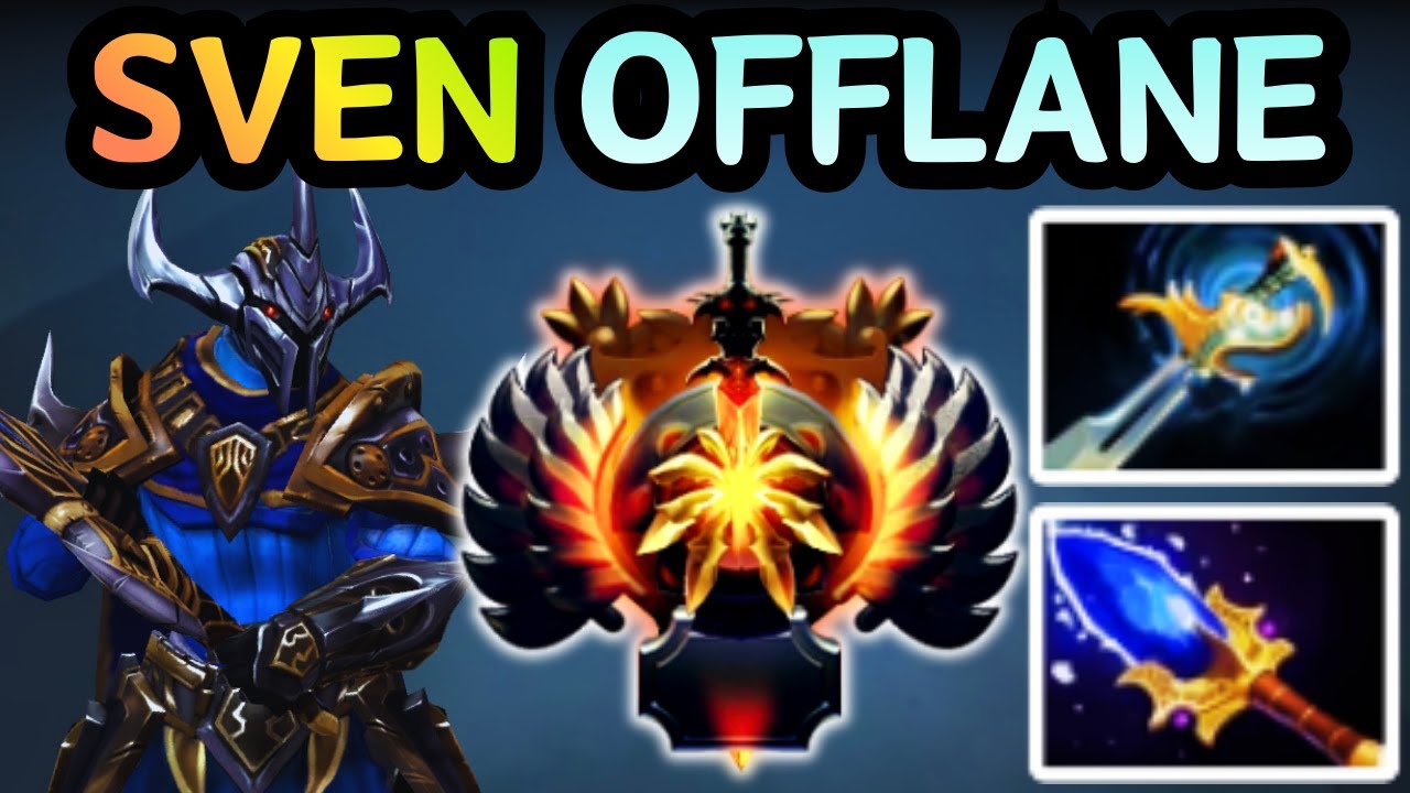 🔥 NEW PATCH 7.40b SVEN OFFLANE FULL CONTROL FLYING STUN | DOTA 2 ...