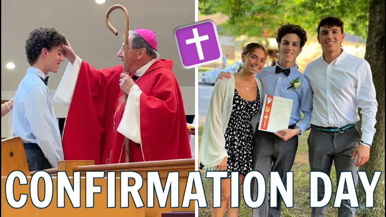 RYAN'S CONFIRMATION DAY | Sister Sponsors Brother for Confirmation ...