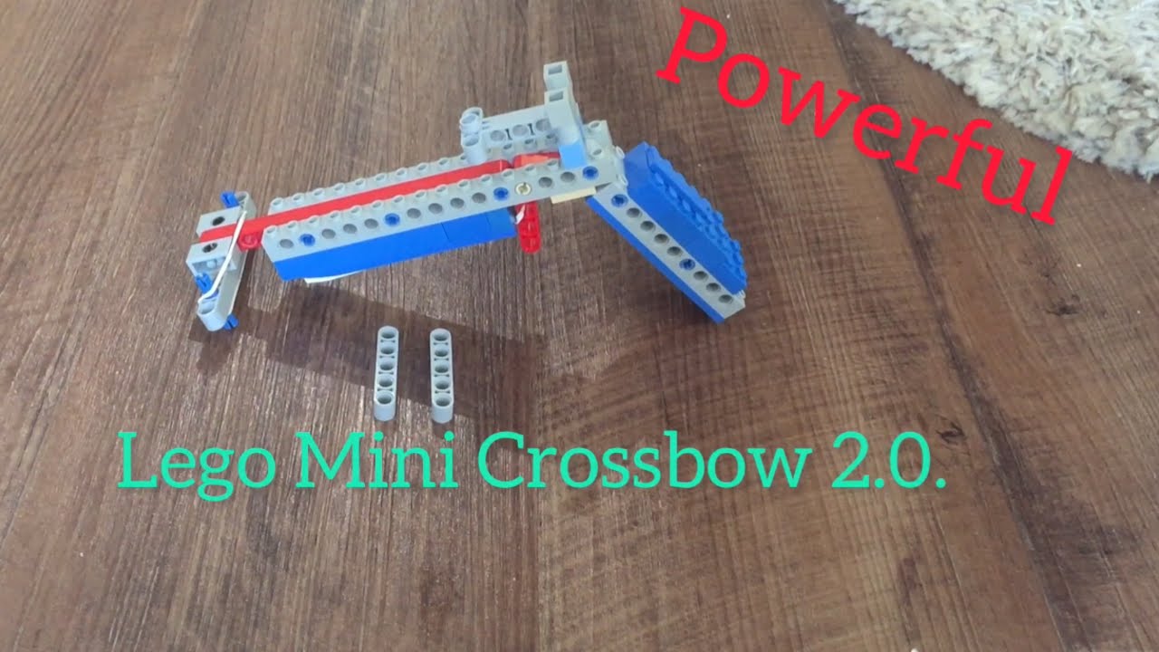 Lego mini crossbow (Working+Tutorial) - YouTube