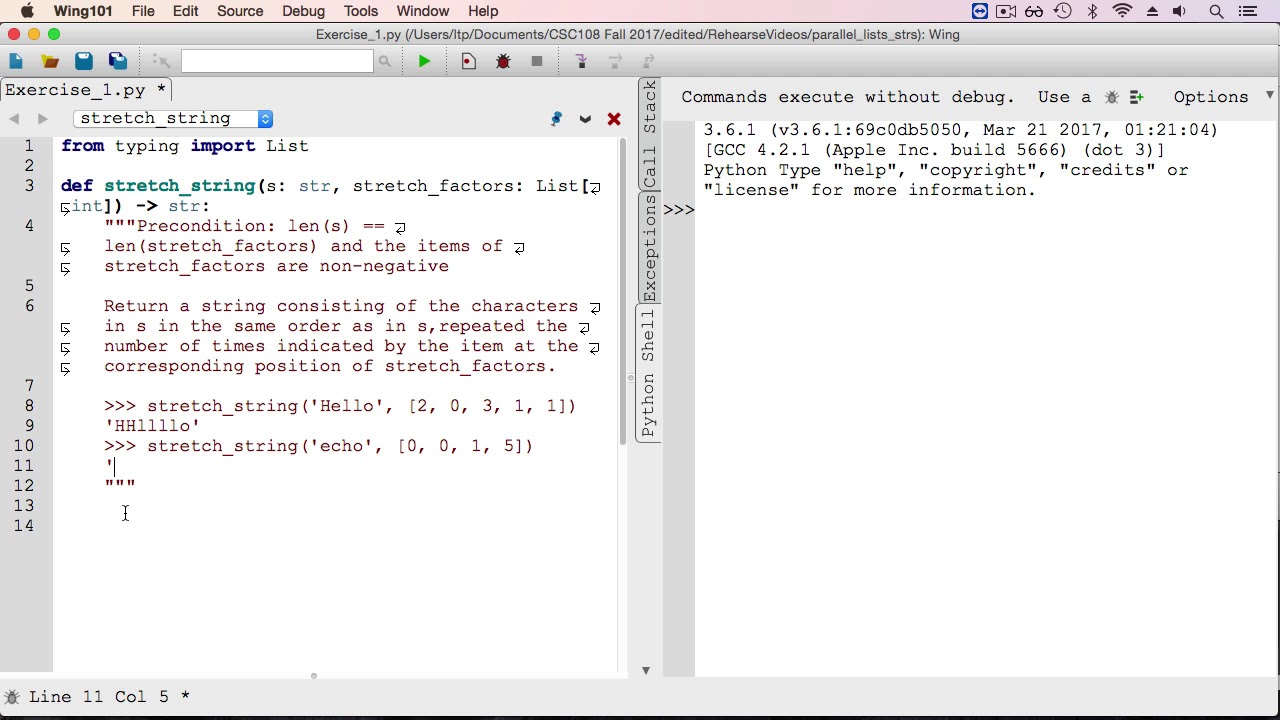 stretch string - YouTube