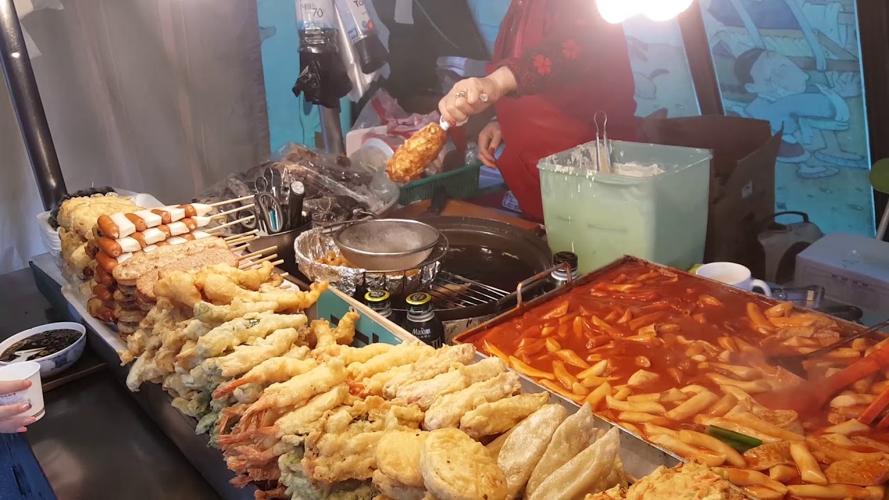Hongdae Street Food #1 - YouTube