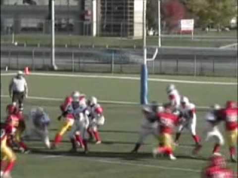 James Floreani #13 Midget AAA Cougars Football Highlights - YouTube