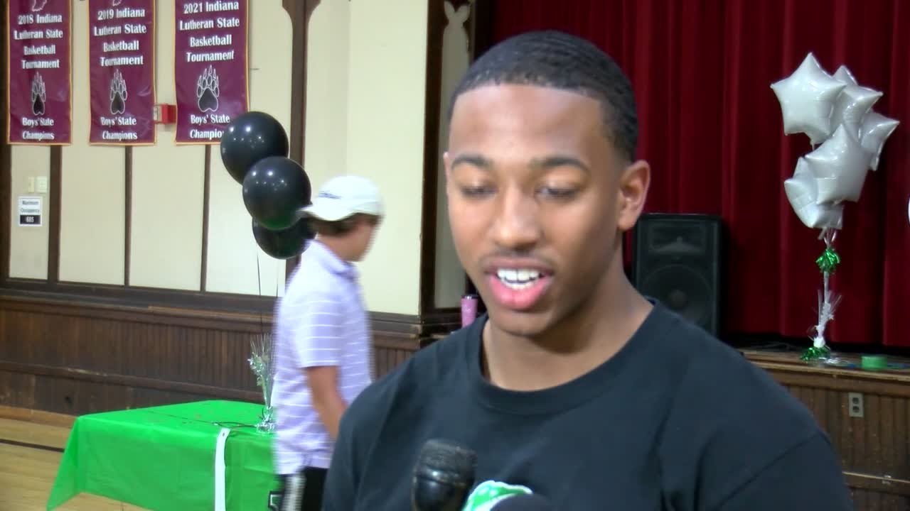 CJ Davis signing day full interview - YouTube