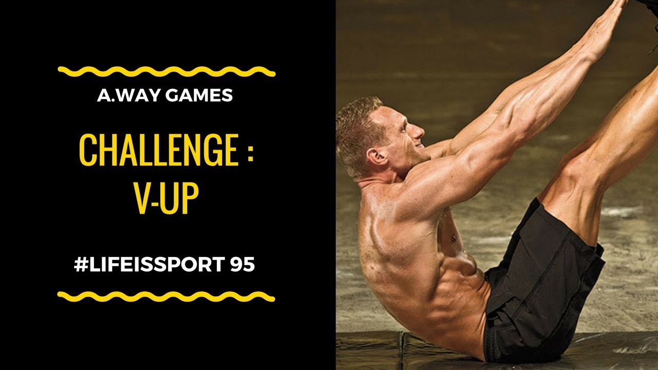 Comment réussir parfaitement un V-Up ! | #LifeIsSport95 - YouTube