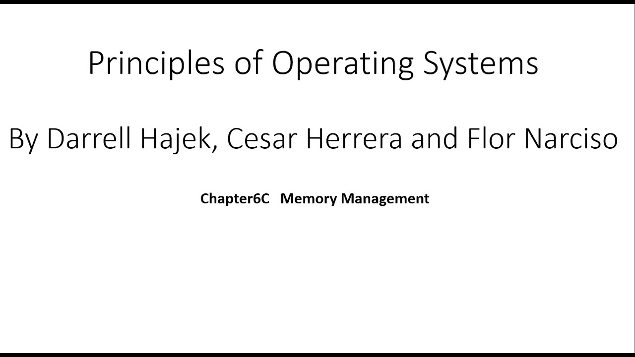 OperatingSystemsChapter06C Memory Management YouTube operatingsystemschapter06c-memory-management-youtube