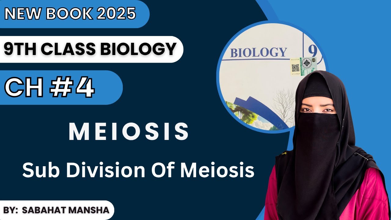 Meiosis 1 | Phases Of Meiosis | Lecture 4 | Chapter 4 | Class 9 Biology ...