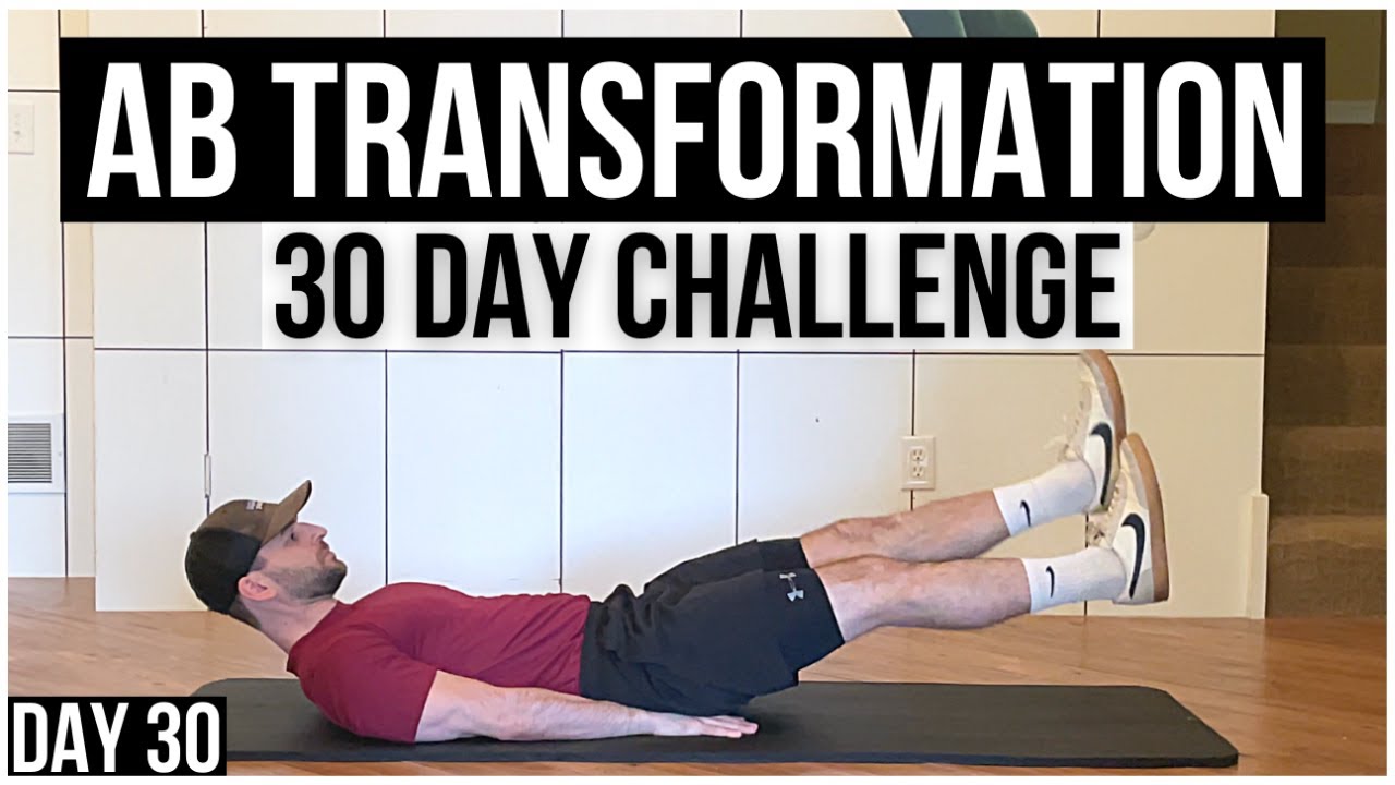 30 Day Abs Transformation Challenge [Real Results] - YouTube