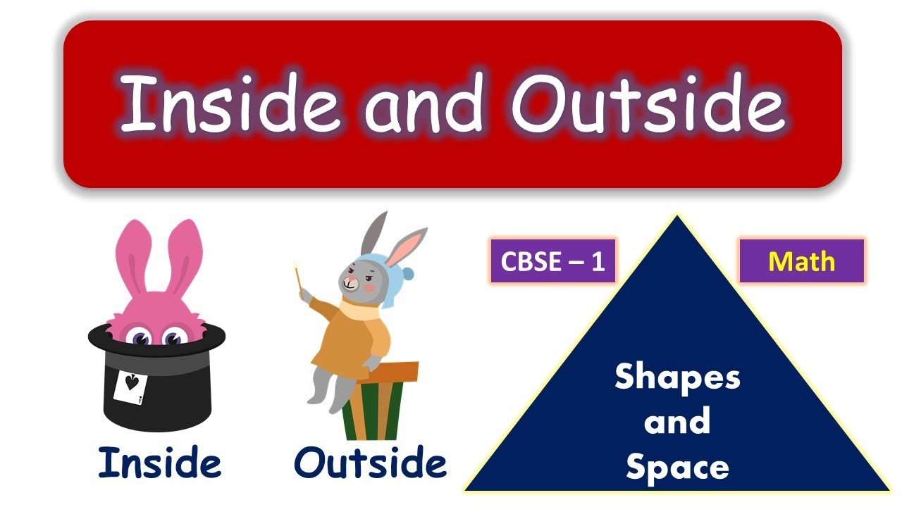 Learn Inside and Outside for kids | Shapes and Space - CBSE class 1 ...