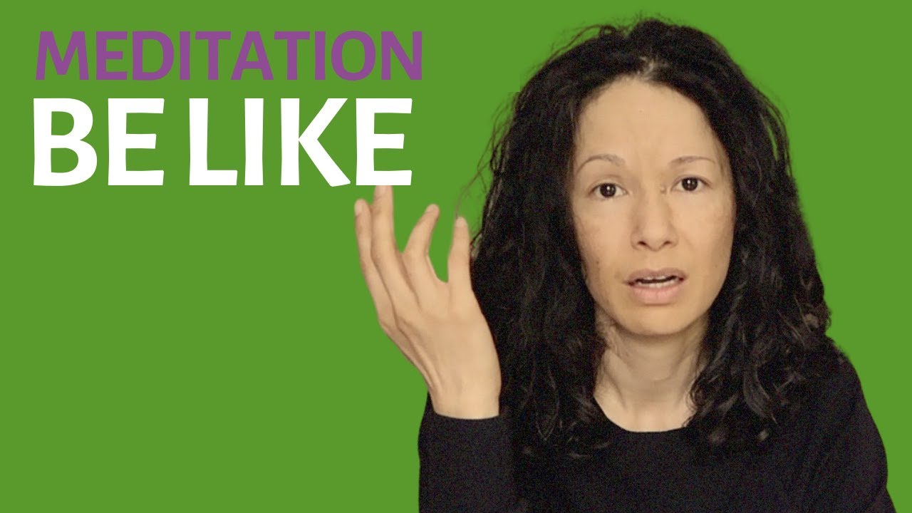 Meditating when you're a beginner (funny) | Mindfulness meditation when ...