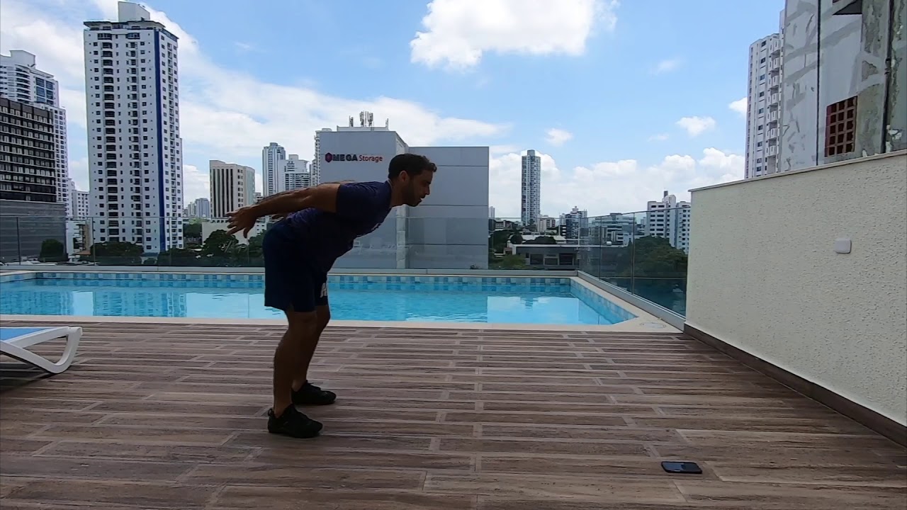 Burpee broad jump - YouTube