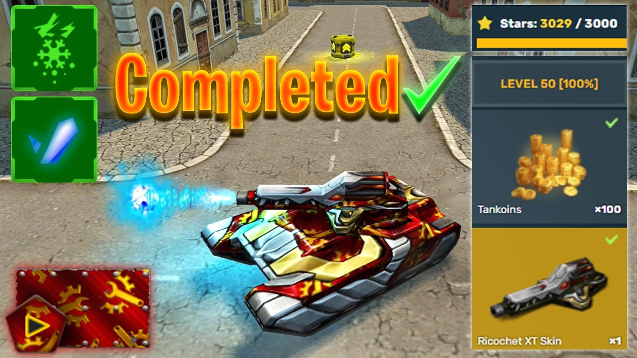 Tanki Online Completing May Ⅰ Challenge Ricochet XT! - YouTube
