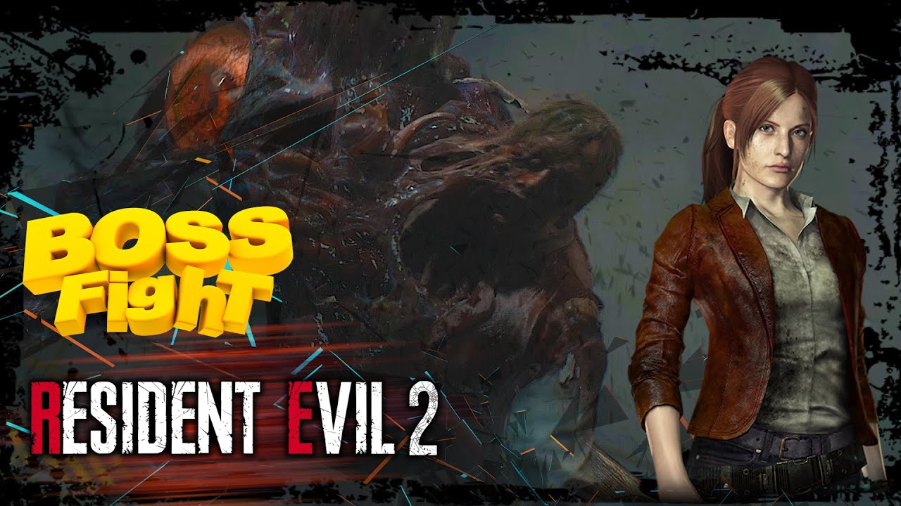 Resident Evil 2 boss Birkin G Stage 2 - YouTube
