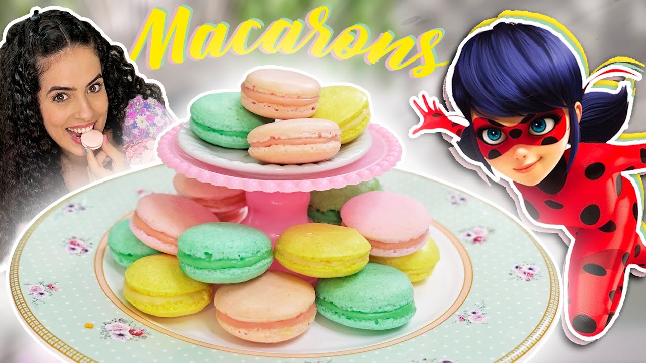 COMIDINHA DE FILME: MACARONS DE LADYBUG | Paula Stephânia - YouTube