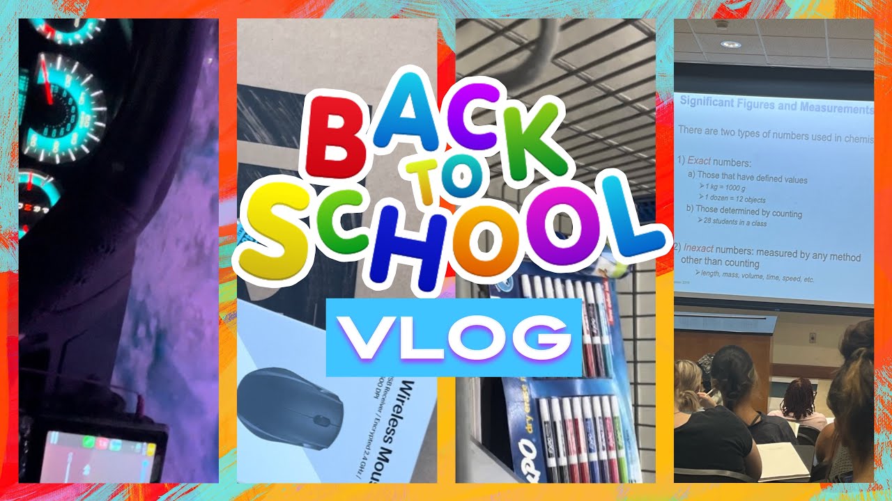 back2school vlog ️| shopping, come with me to get a new computer, dropping classes + more! - YouTube