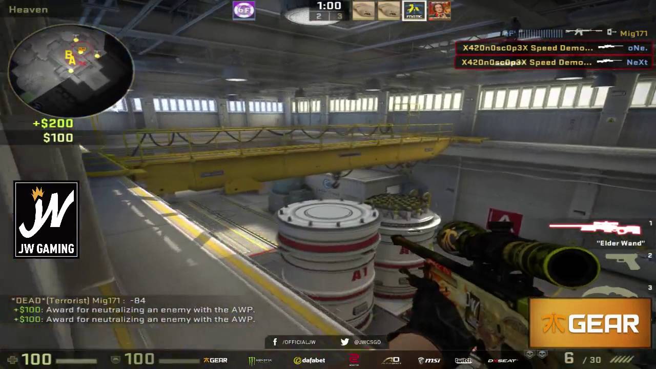 Fnatic JW Playing Nuke Competitive Matcmaking POV 2016 - YouTube