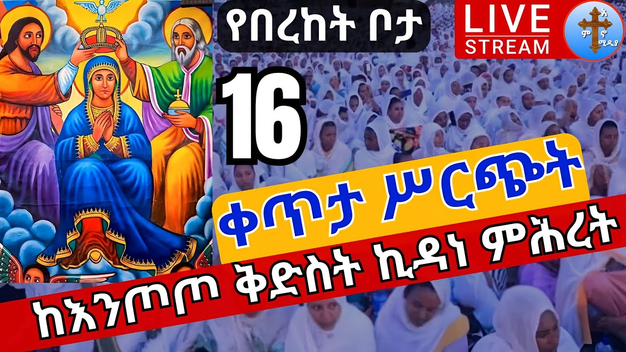 Live ️ ️ኪዳነ ምሕረት እናቴ ️ ️ቀጥታ ጥር 16 ️ ️ቅዳሴ ከእንጦጦ ሐመረ ኖኅ ቅድስት ኪዳነምሕረት ገዳም