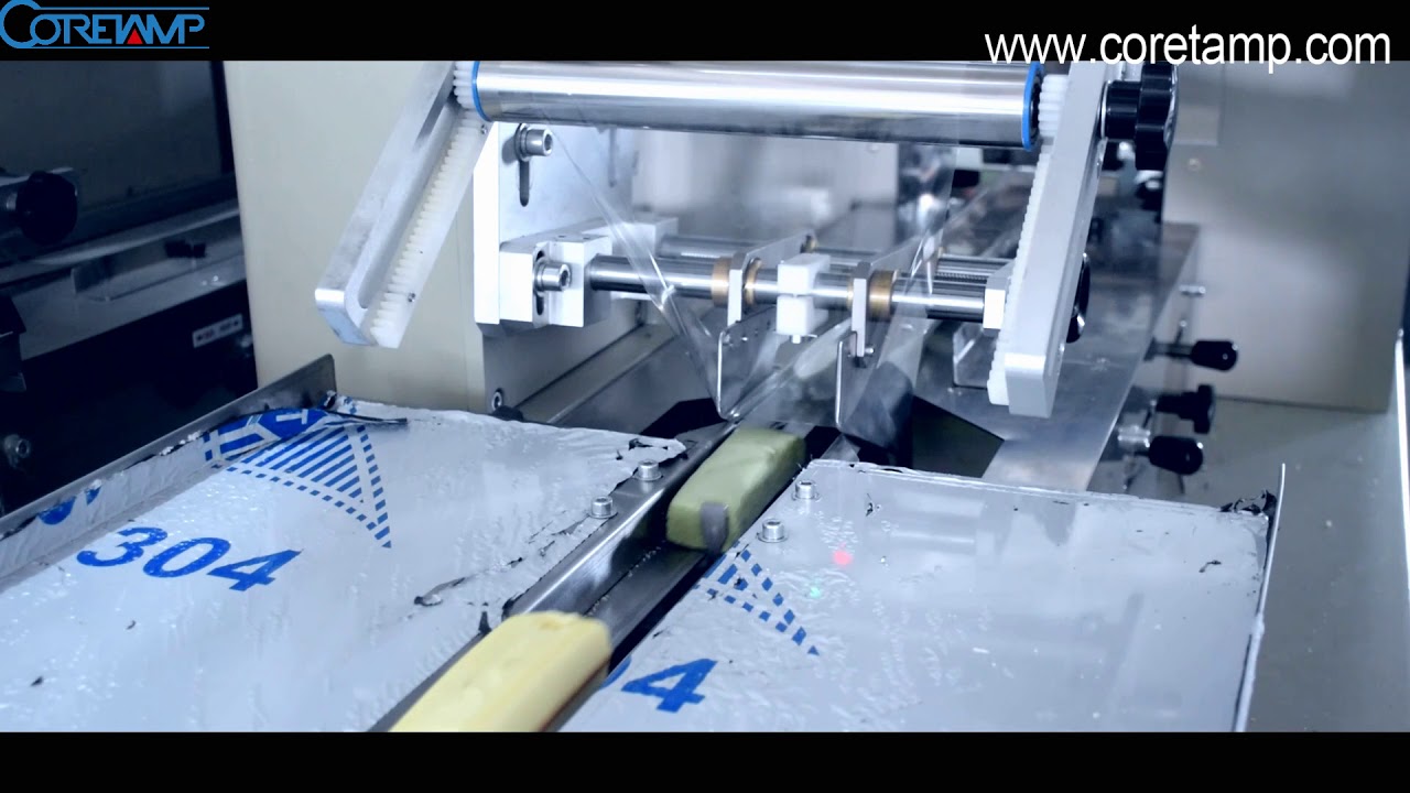 brownie packaging machine - YouTube