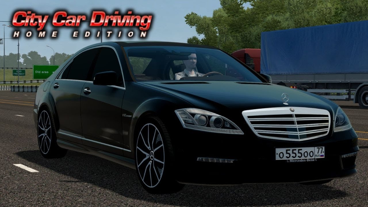 Unterwegs mit dem Mercedes Benz S65 AMG! | City Car Driving 4K - YouTube
