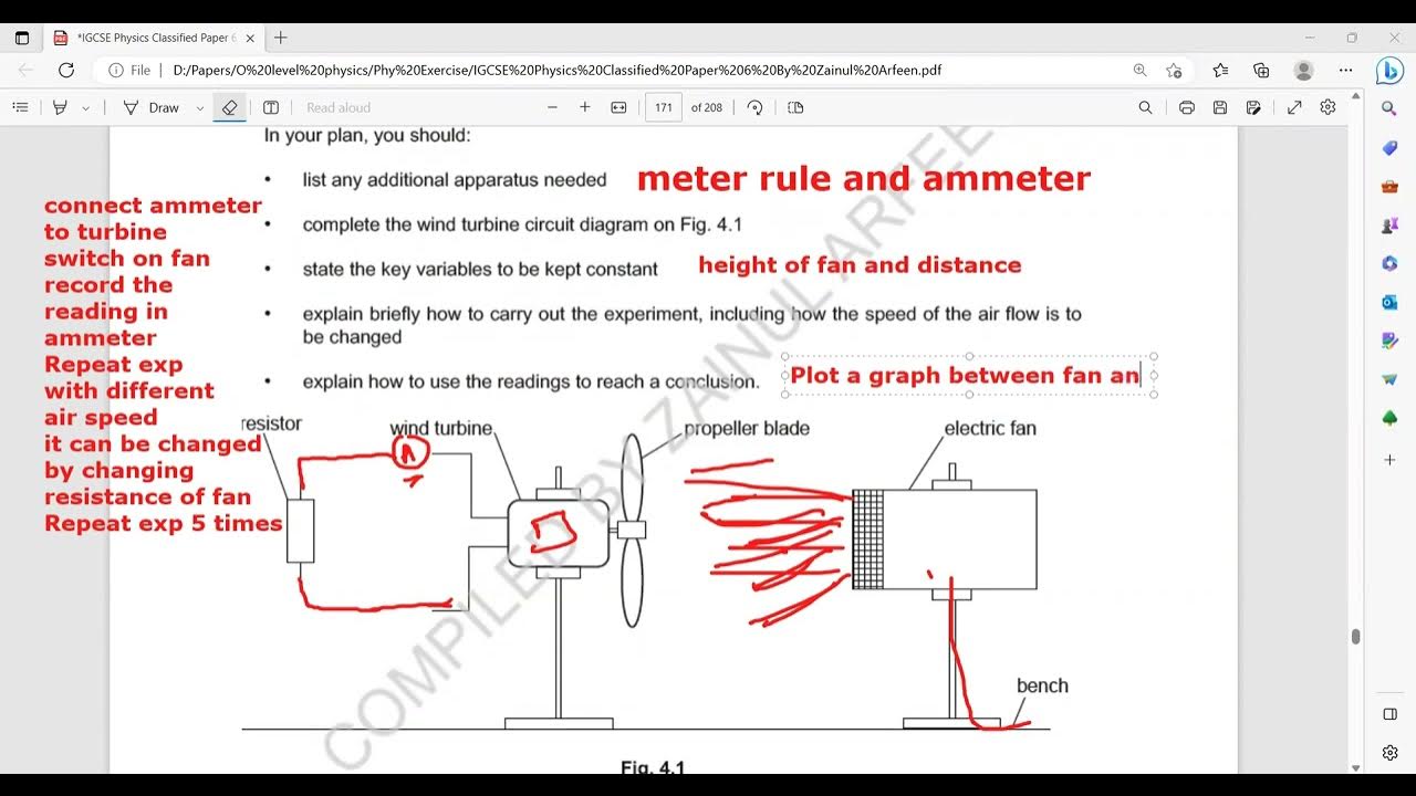 Voltage Current and Resistance Experiments Question 6 Alternate to practicals IGCSE Physics ...