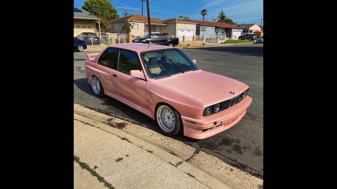E30 BMW "M3" Pink Panther SKILLTEST GTA V ONLINE 1388 - YouTube