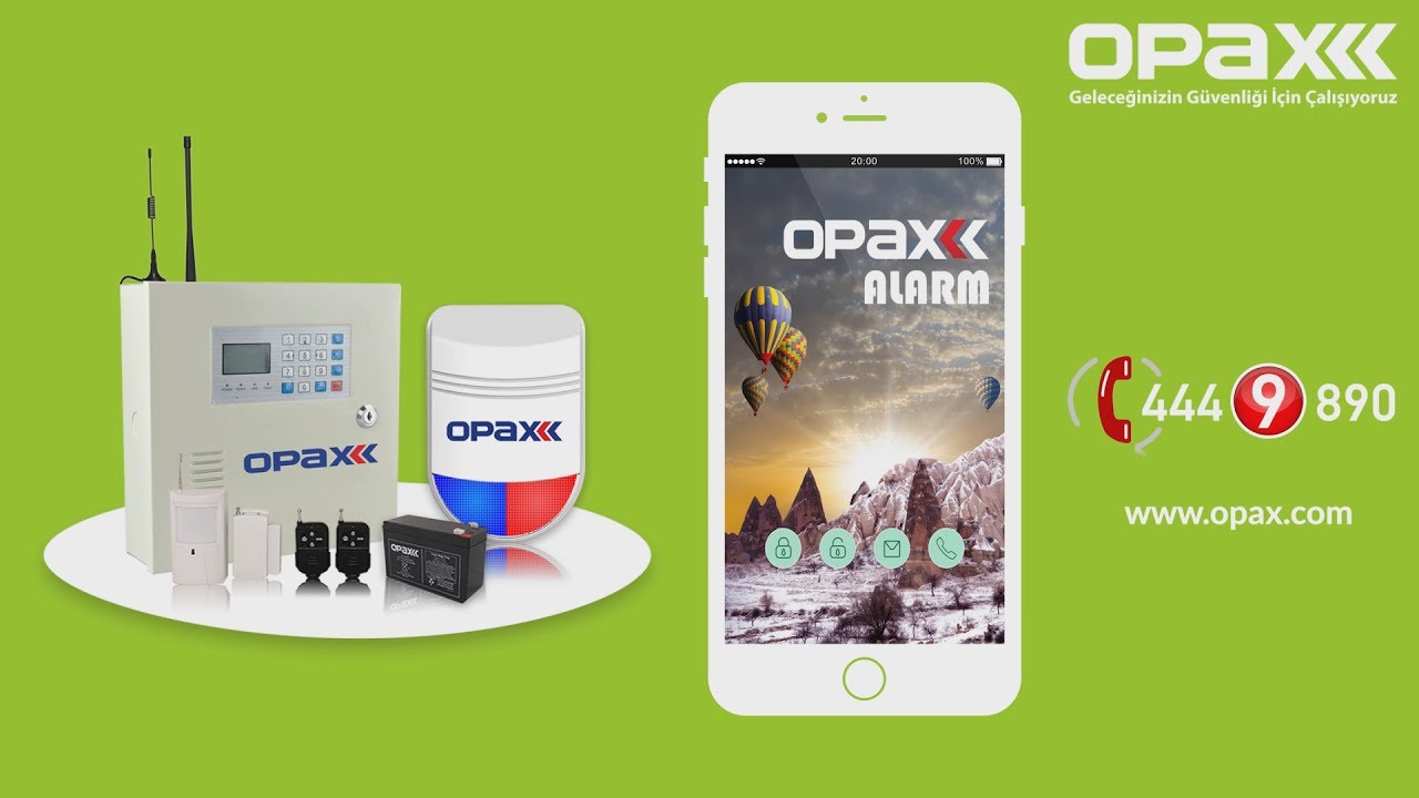 OPAX ARD-2545 Akıllı Yönetilebilir Kablolu ve Kablosuz Ev/İşyeri GSM ...